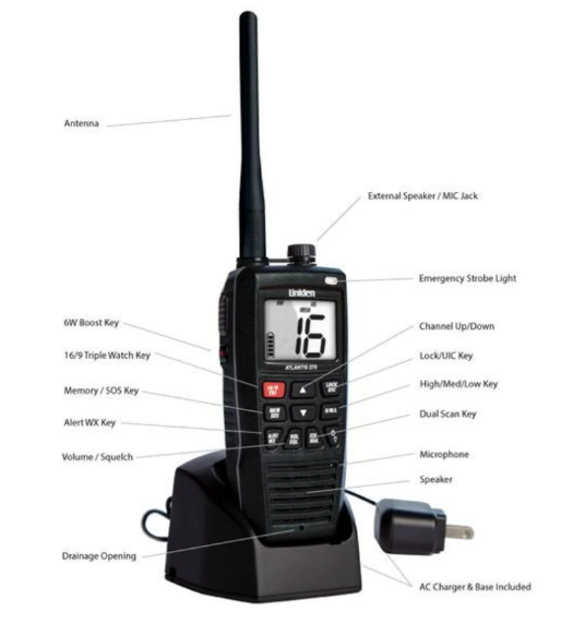 VHF MARINE HANDHELD RADIOS – Safe Lakes LLC